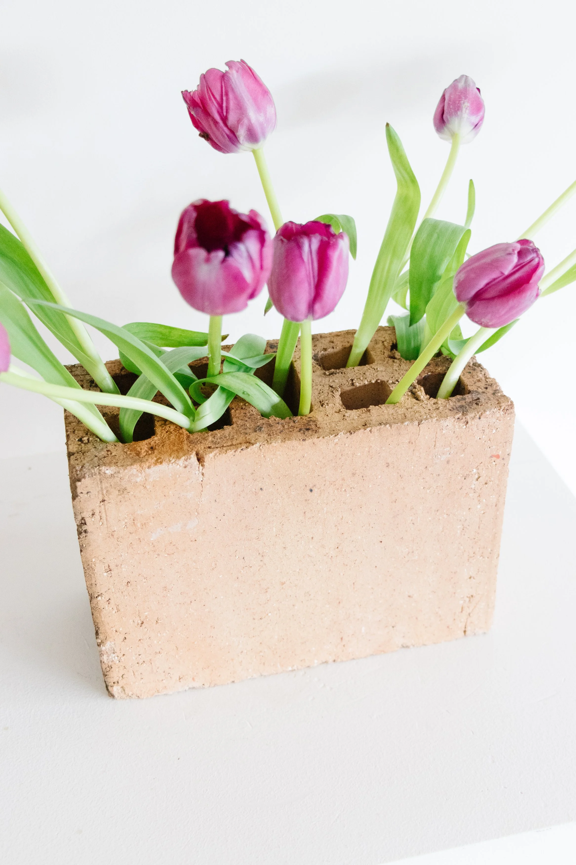 Upcycled Brick Vase — Smor Home