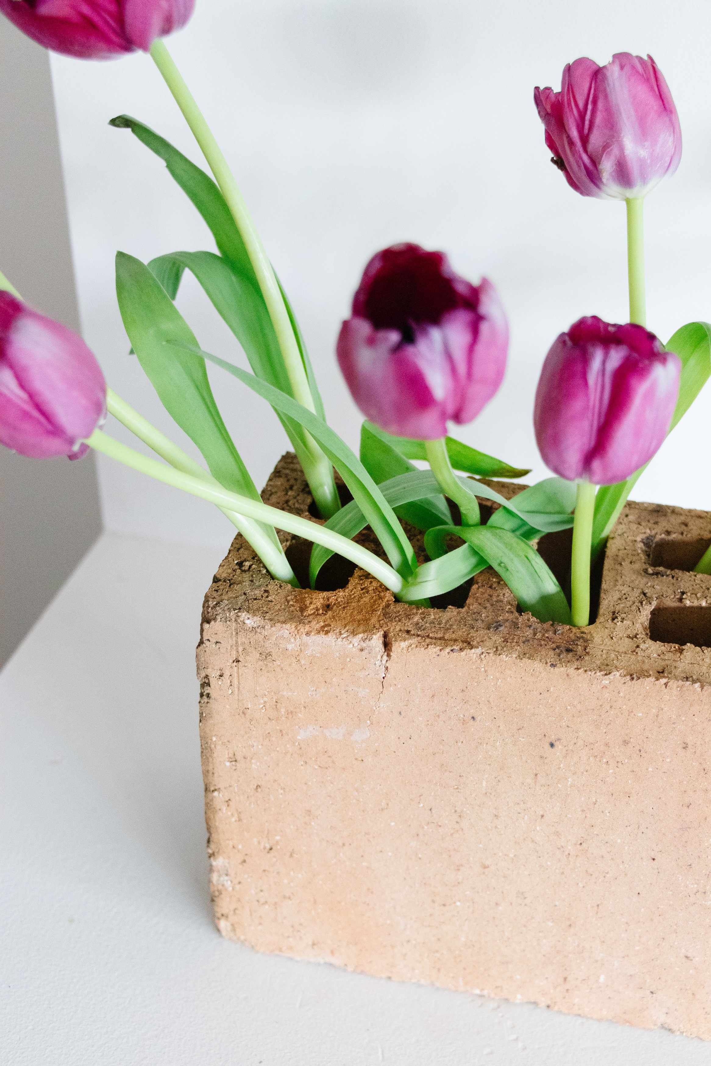 Upcycled Brick Vase — Smor Home