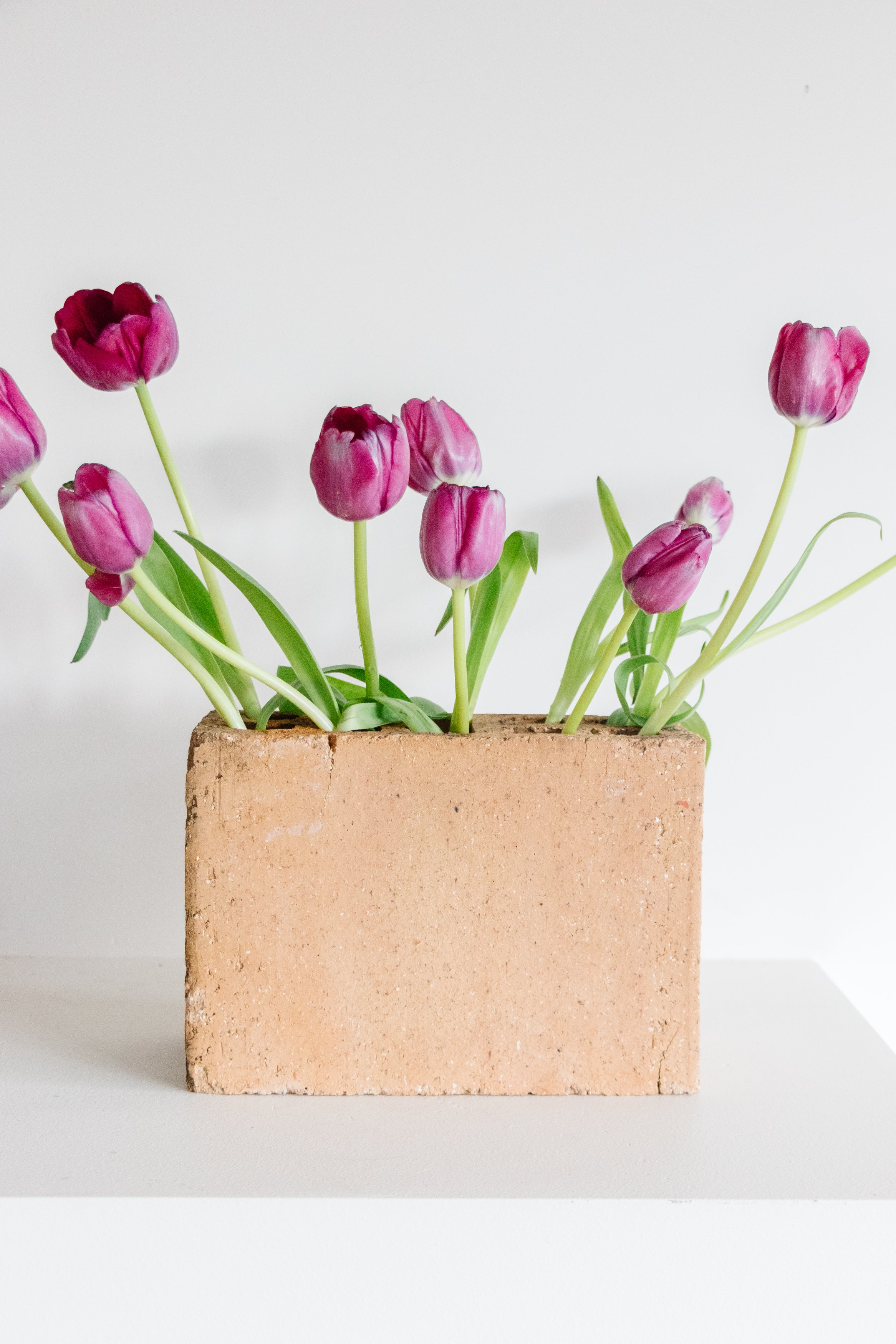 Upcycled Brick Vase — Smor Home