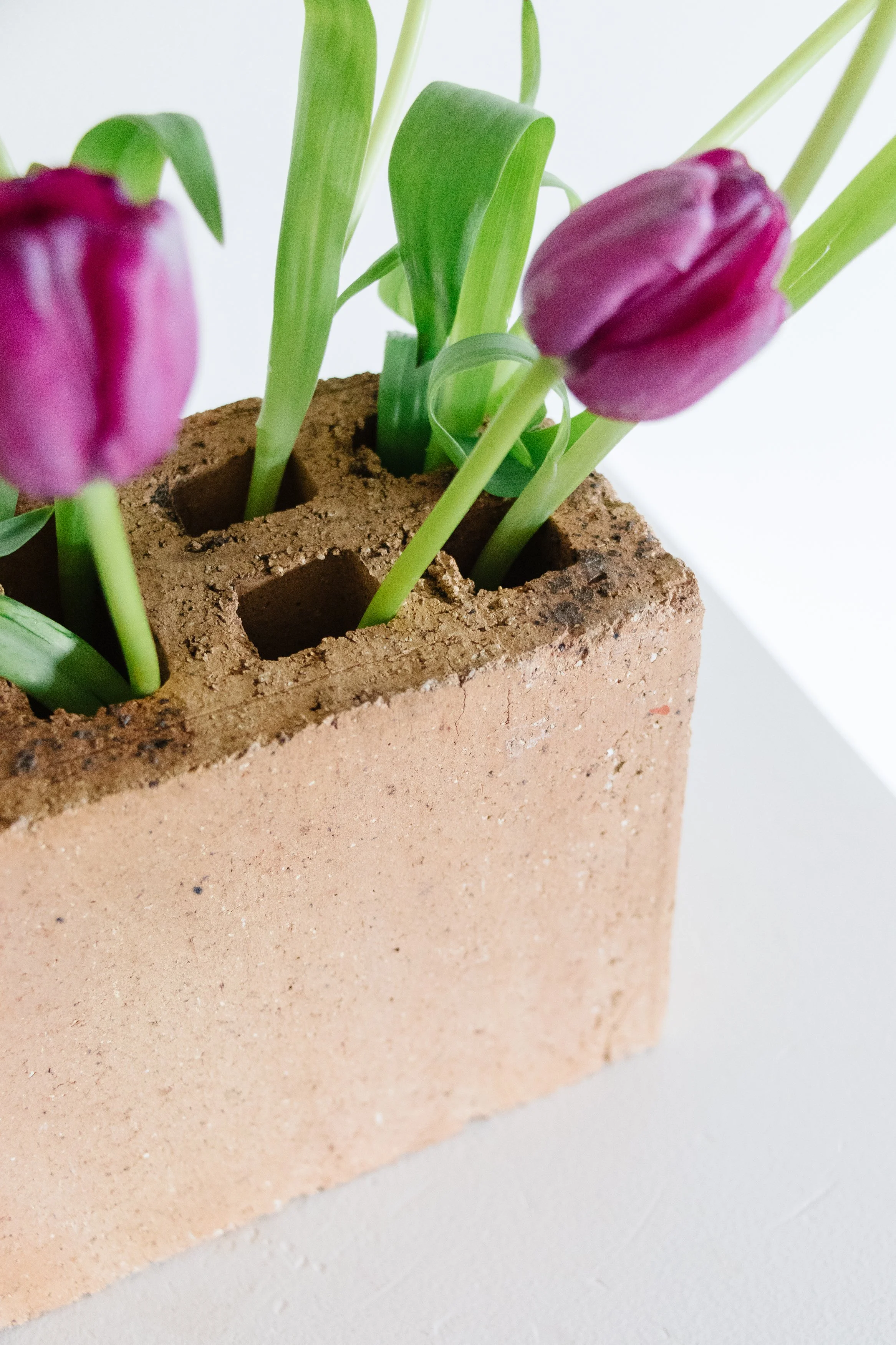 Upcycled Brick Vase — Smor Home