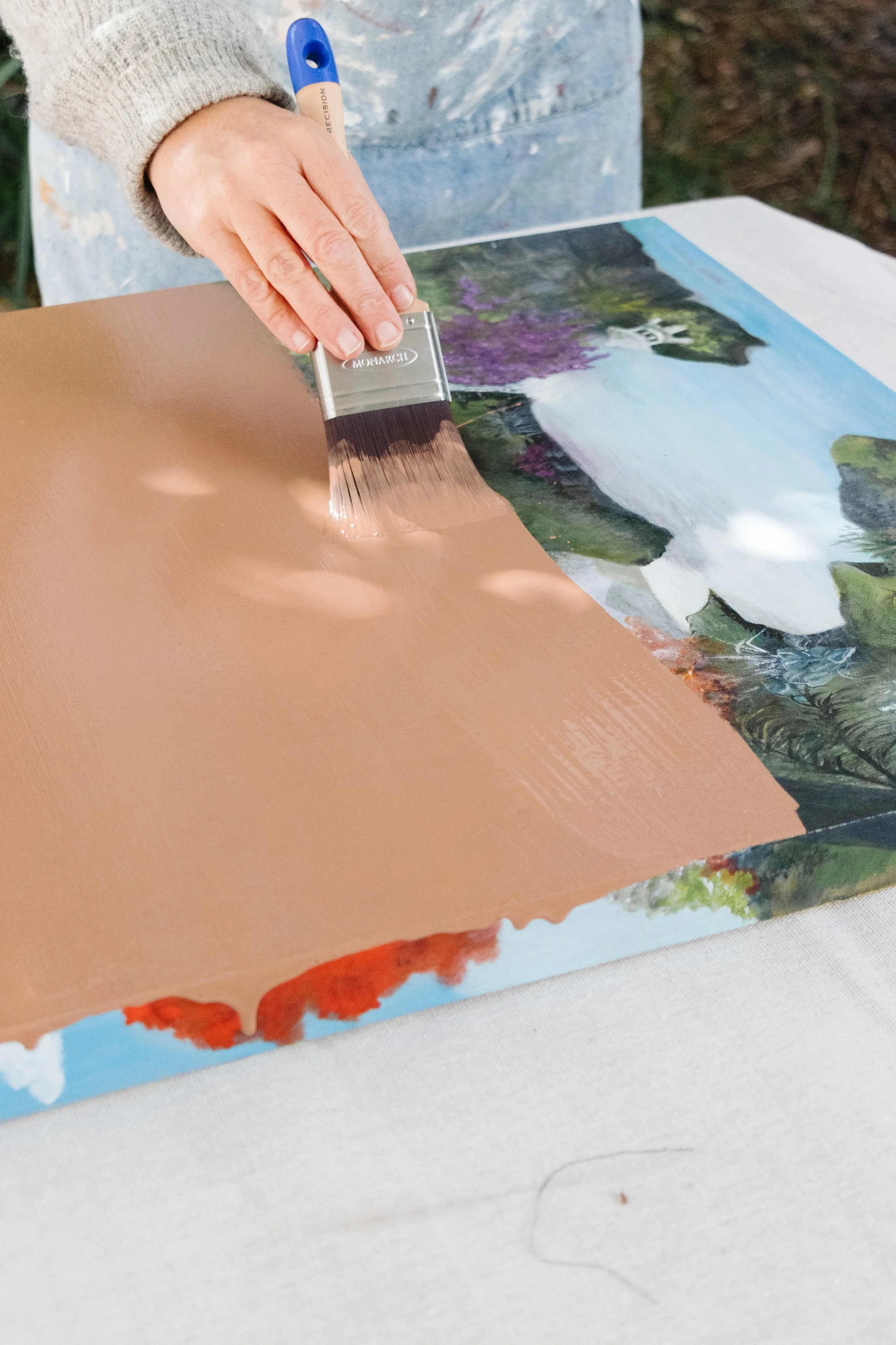 Upcycled Placemat Wall Art — Smor Home