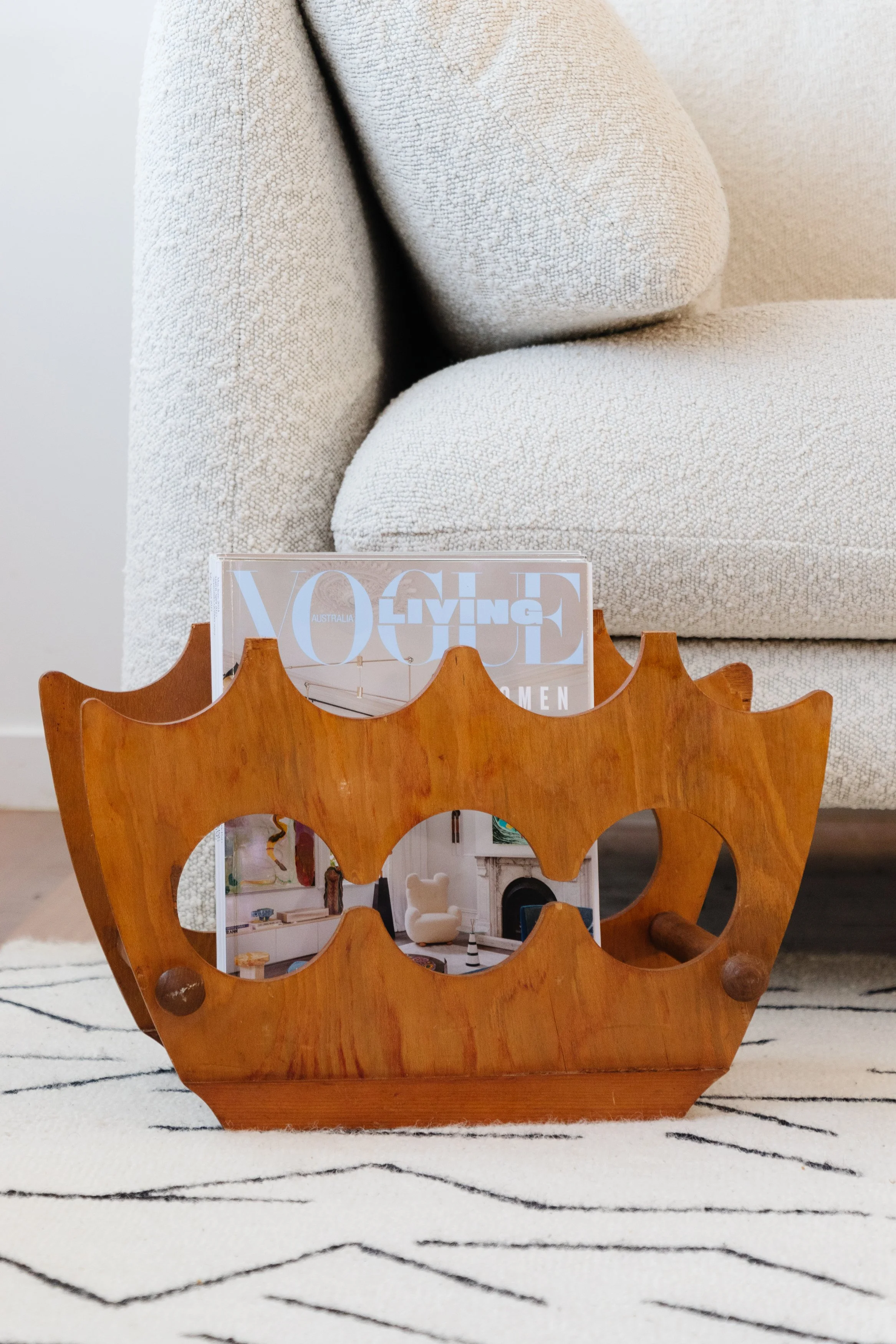 Upcycled Wooden Magazine Rack — Smor Home