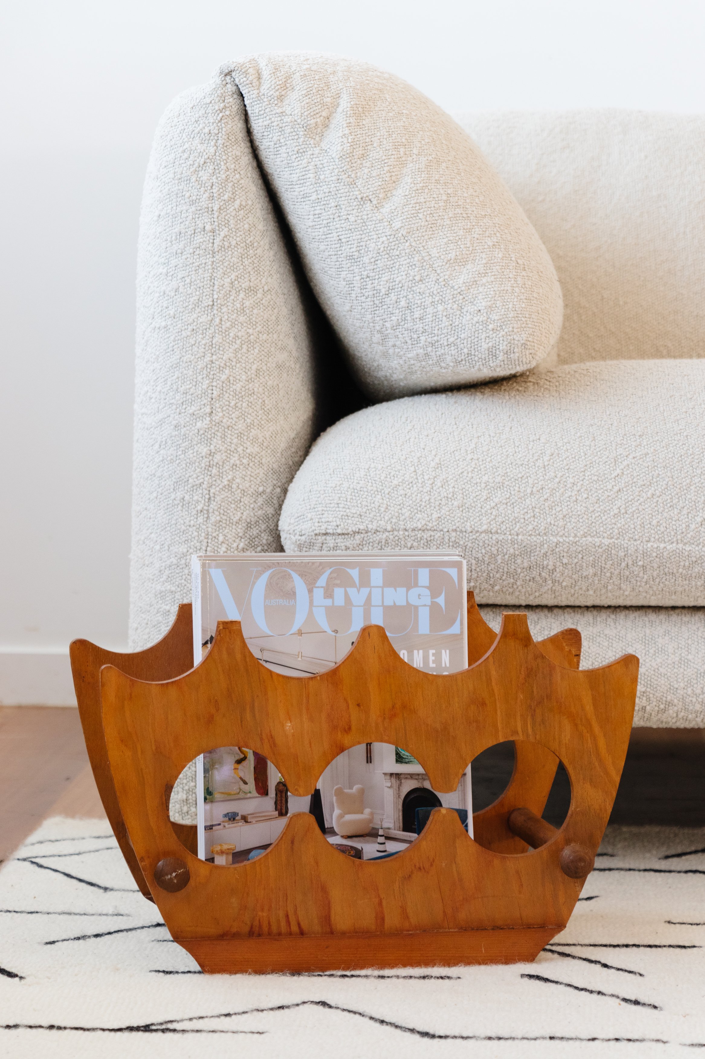 Upcycled Wooden Magazine Rack — Smor Home