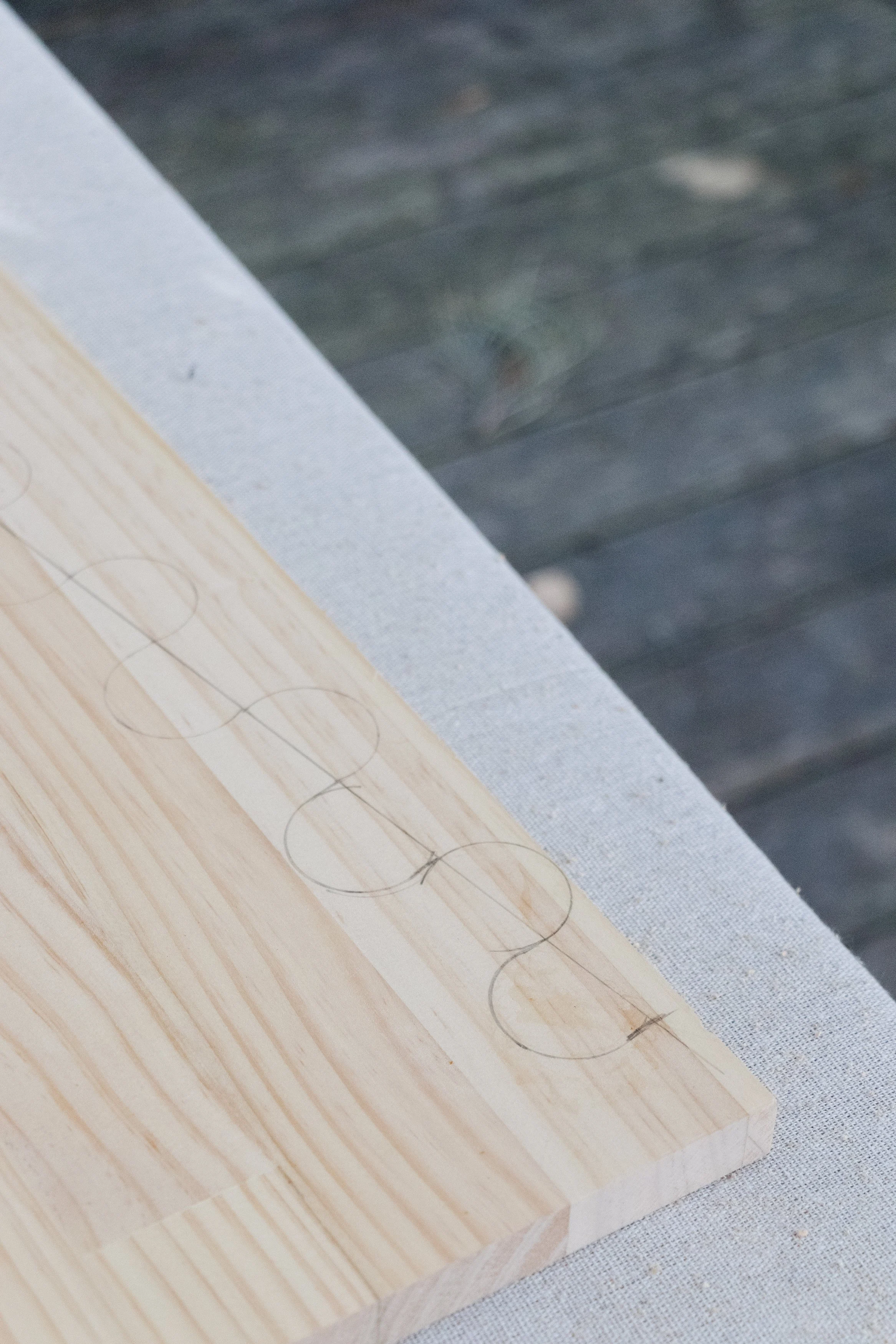 DIY Wooden Wavy Side Table (an Anthropologie dupe!) — Smor Home