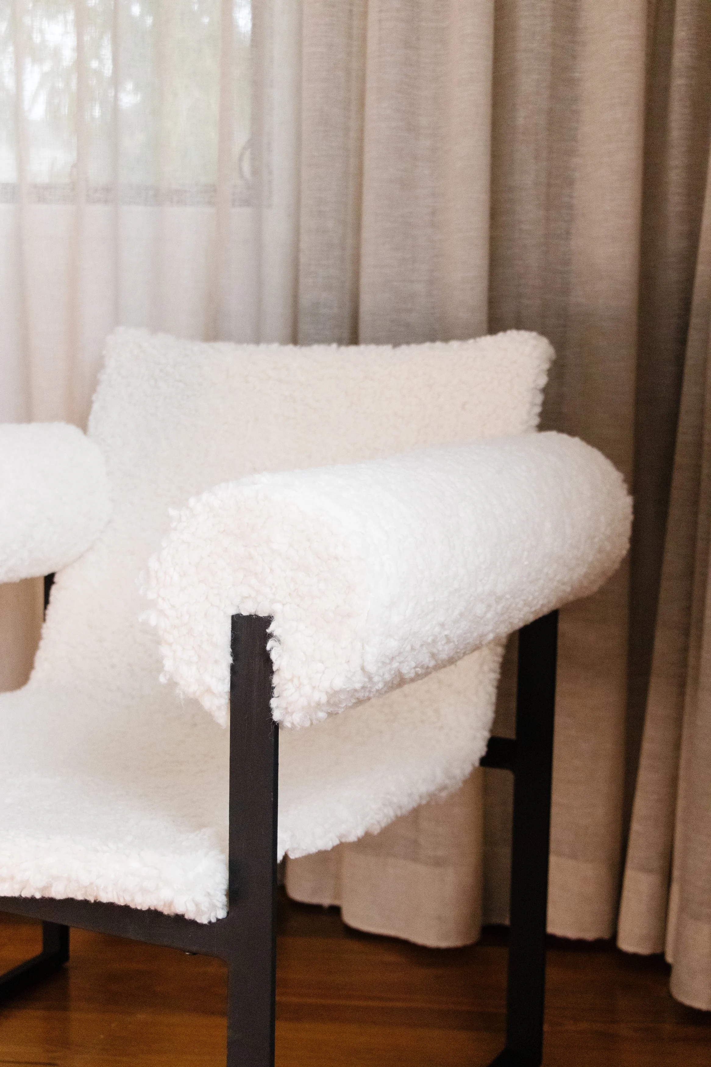 No Sew Upcycled Bolster Cushion Armchair — Smor Home