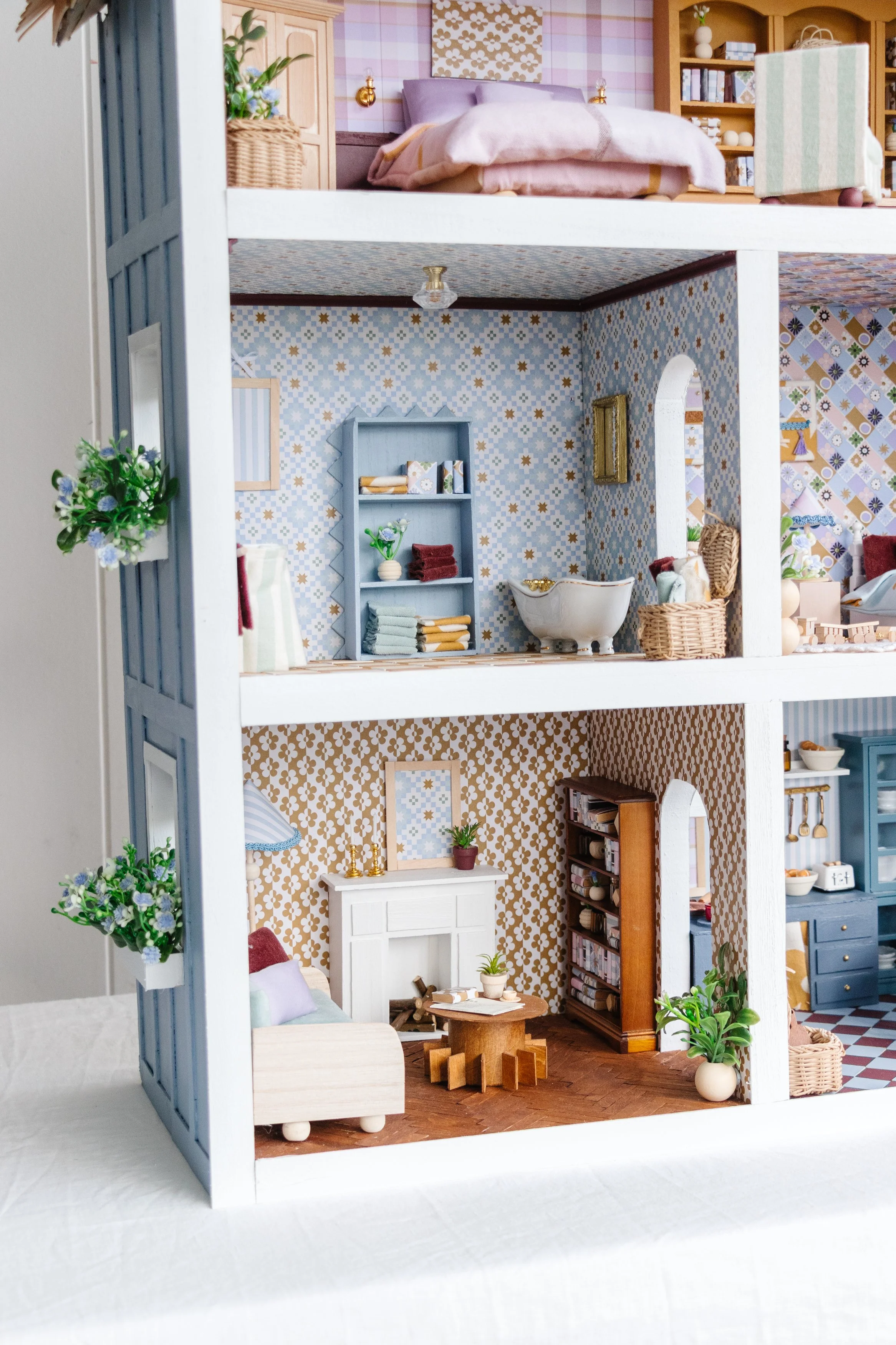 How To Build A Dollhouse Part 3: The Reveal! — Smor Home