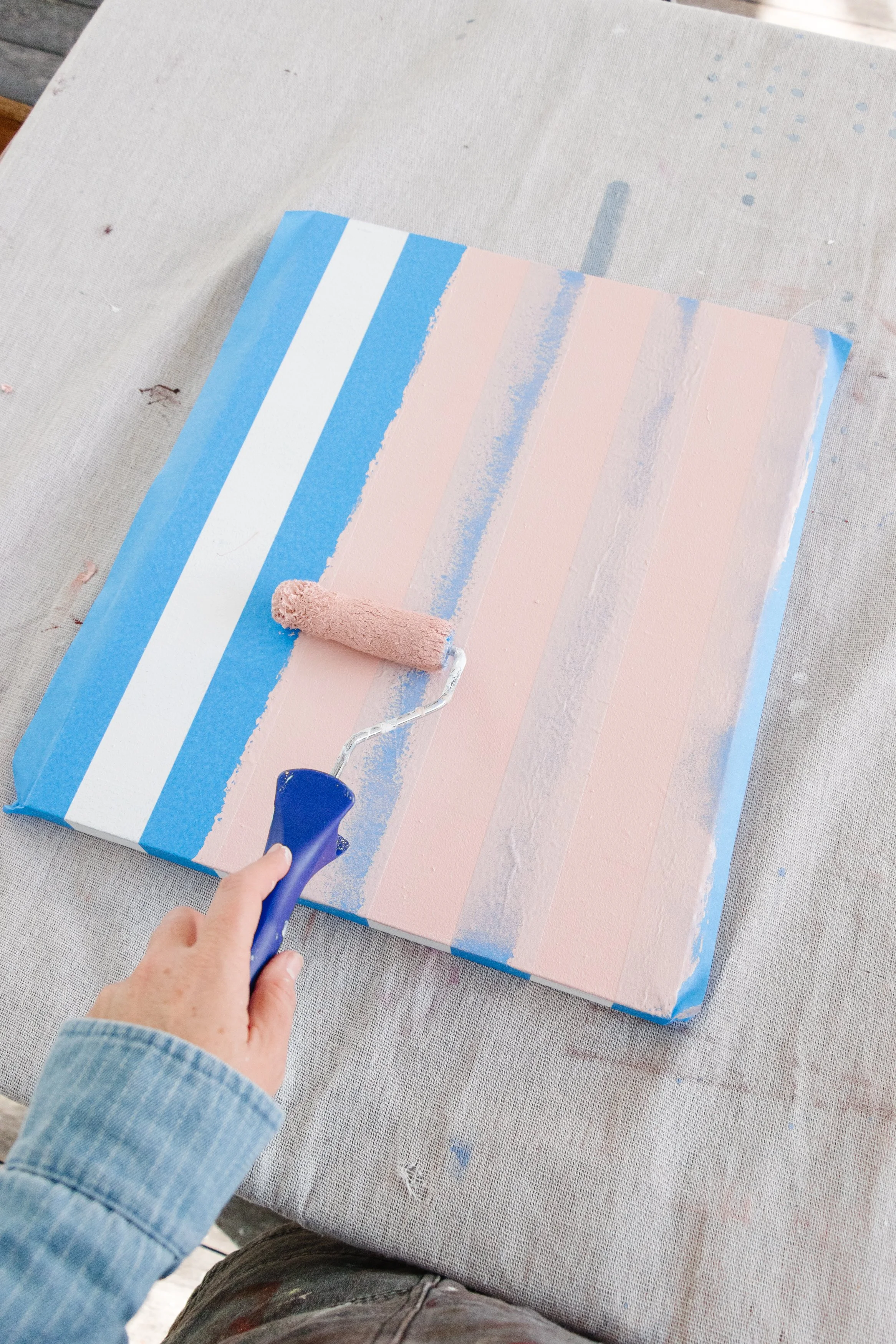 How To Paint A Gingham Pattern — Smor Home