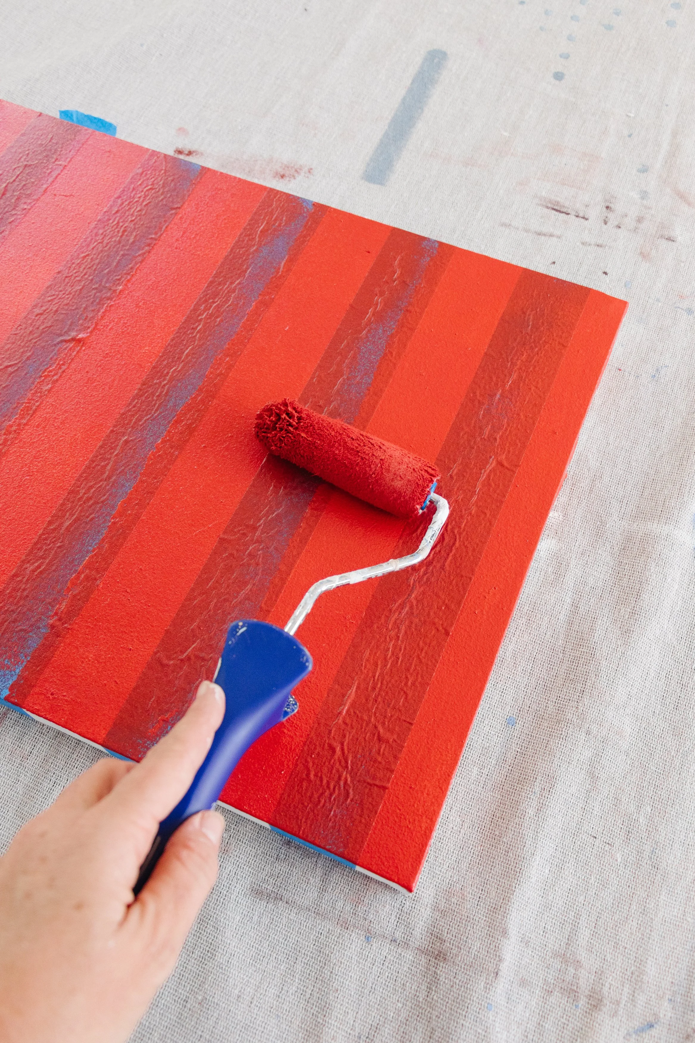 How To Paint A Gingham Pattern — Smor Home