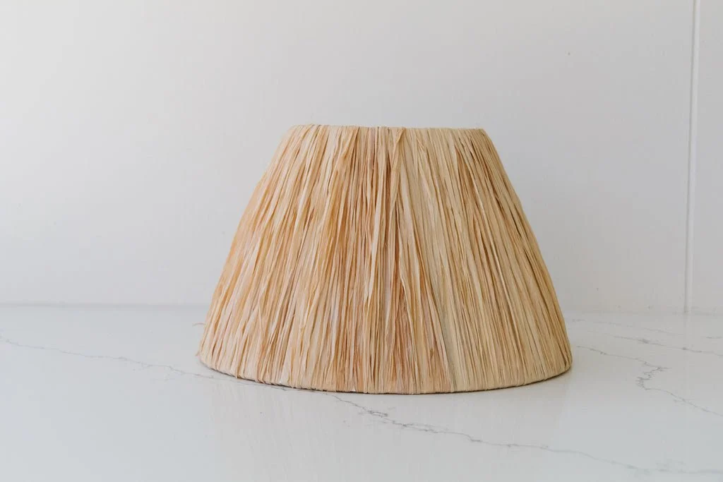 Upcycled DIY Raffia Lamp — Smor Home