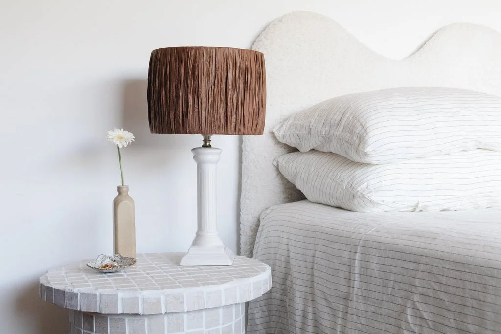 Before & After: DIY Raffia Lamp — Smor Home