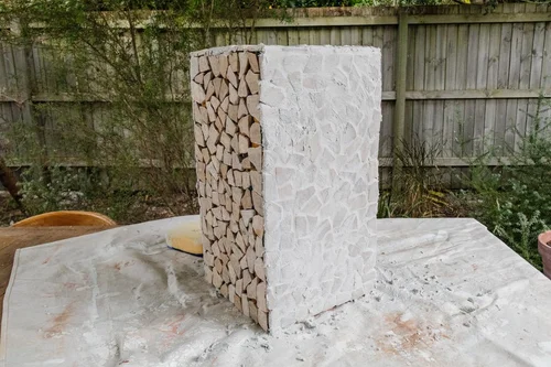 Before & After: The Upcycled DIY Stone Plinth — Smor Home
