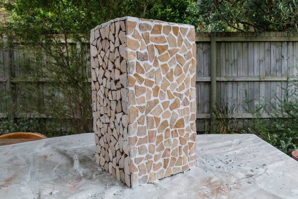 Before & After: The Upcycled DIY Stone Plinth — Smor Home