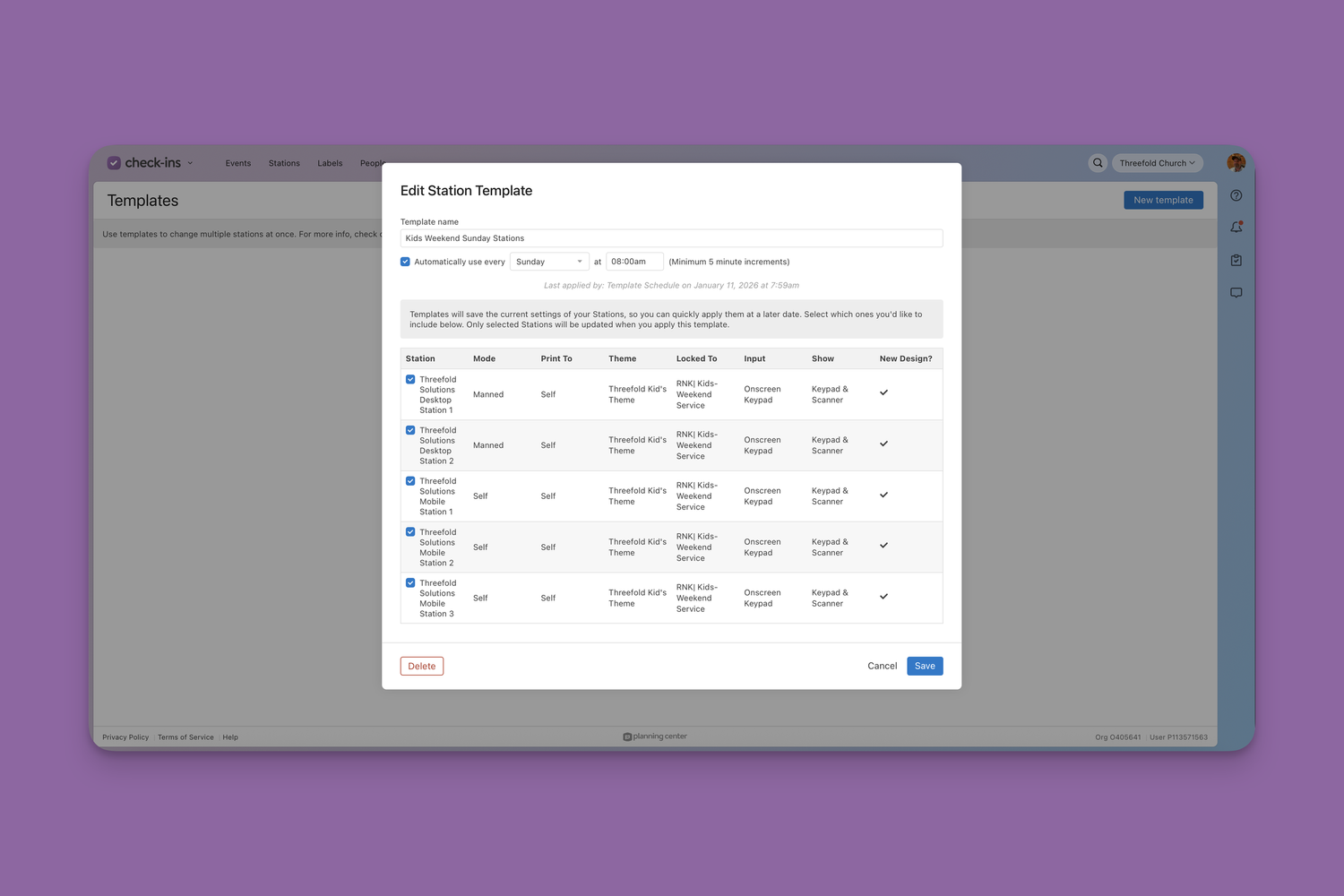 Simplify Your Planning Center Check-Ins Setup with Templates and Themes