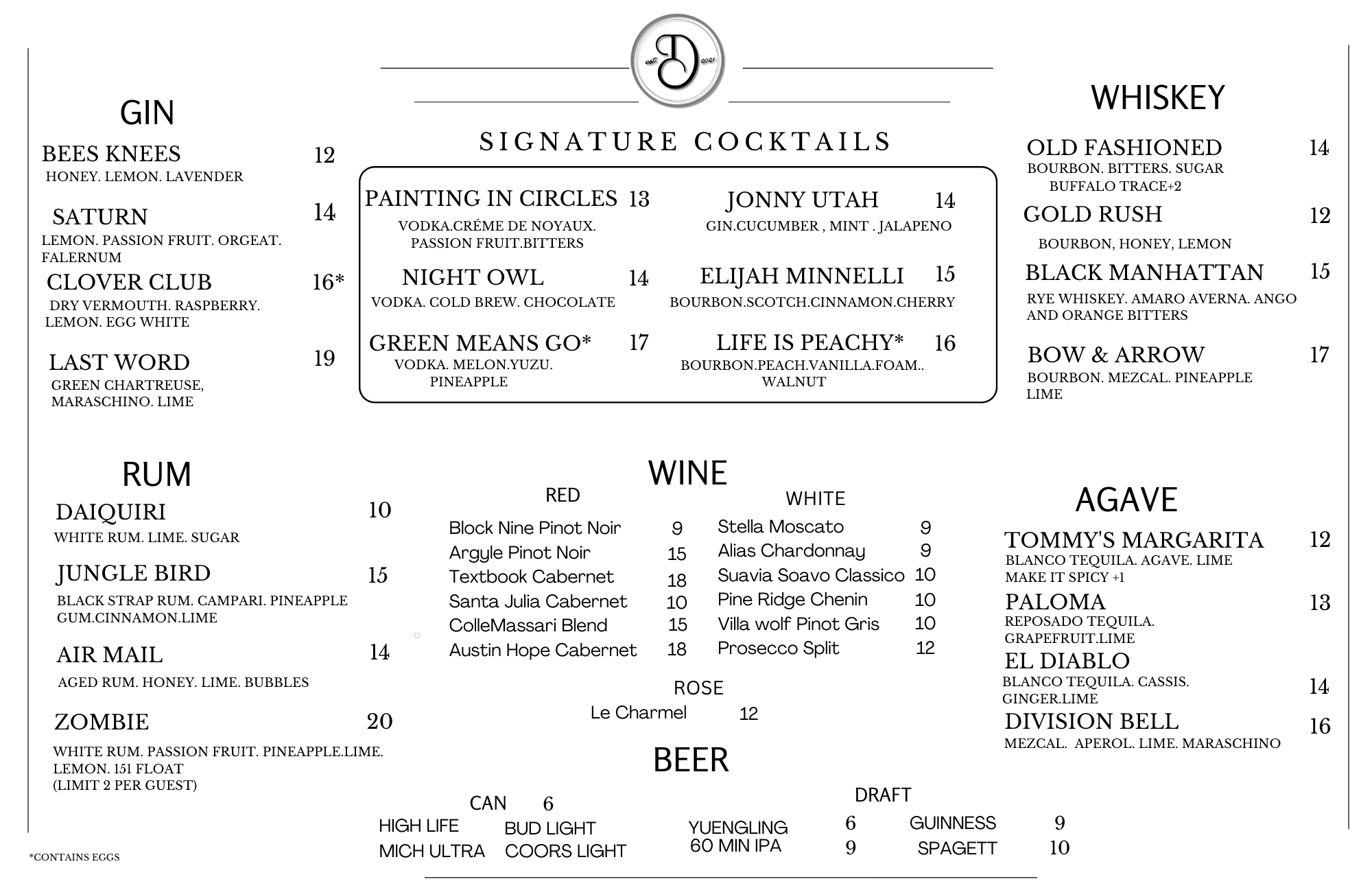 Cocktails — Deland Eatery