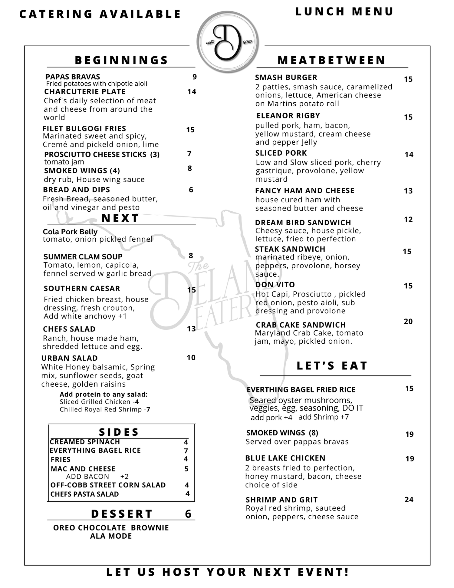 Friday Lunch — DeLand Eatery