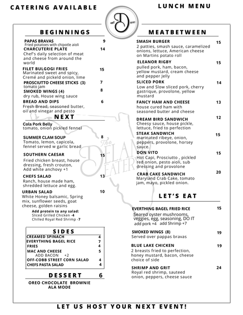 Friday Lunch — DeLand Eatery