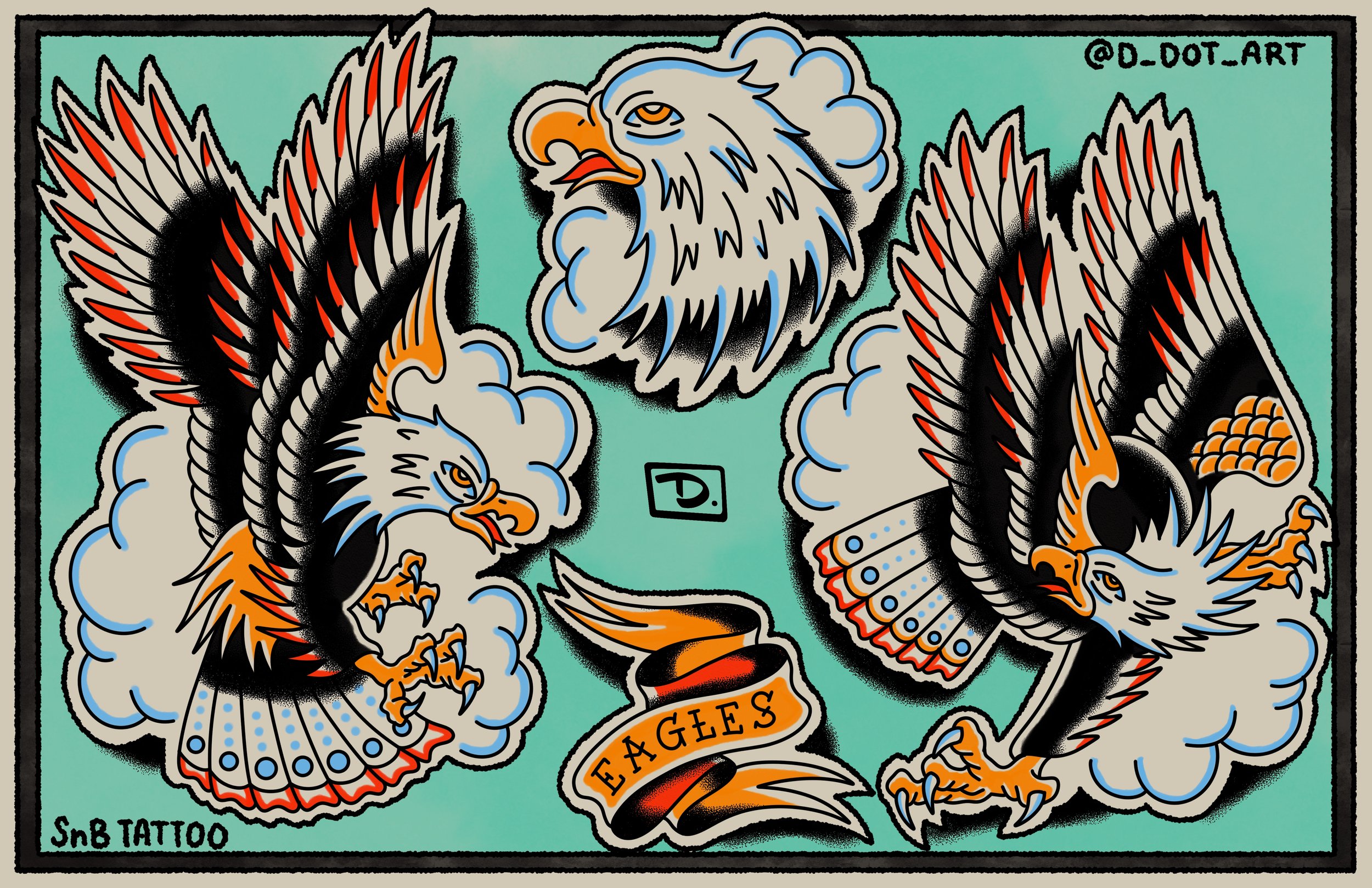 Traditional Eagle Flash