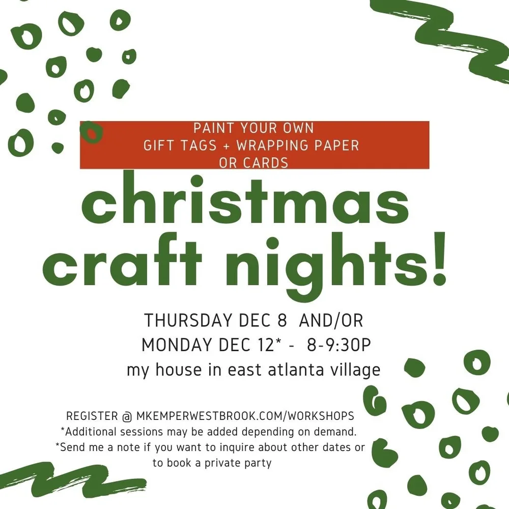 Craft Night Flyer