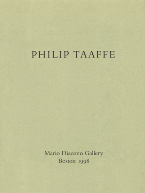 Publications>Mario Diacono Gallery 1998 — Philip Taaffe