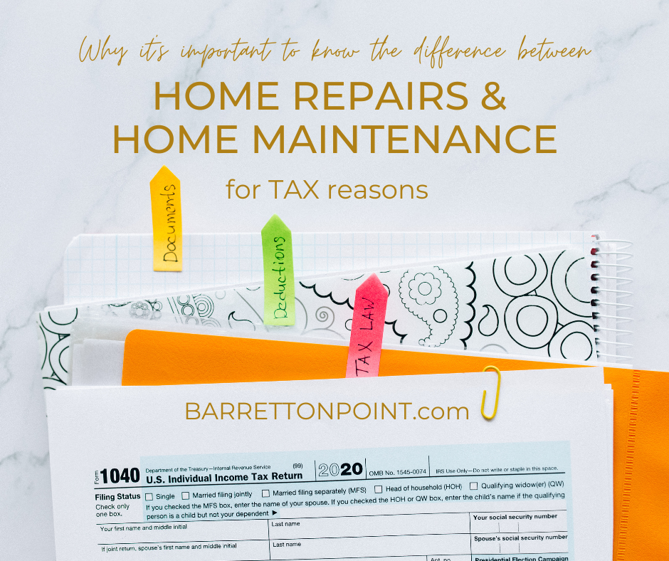 Home Repairs vs Improvements-Know the Differences for Your Taxes ...