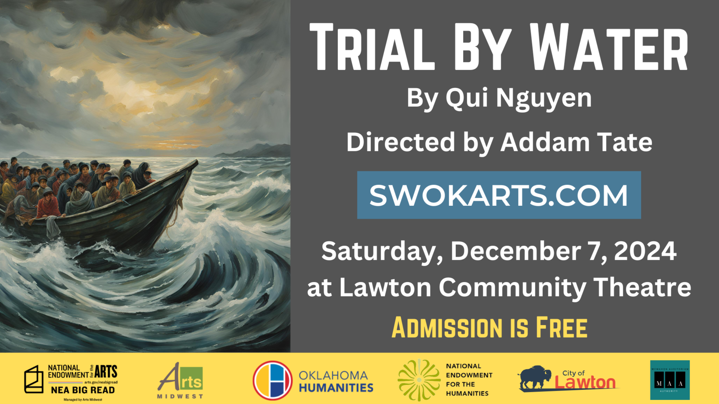 Trial By Water by Qui Nguyen, A Theatrical Reading — Lawton Arts