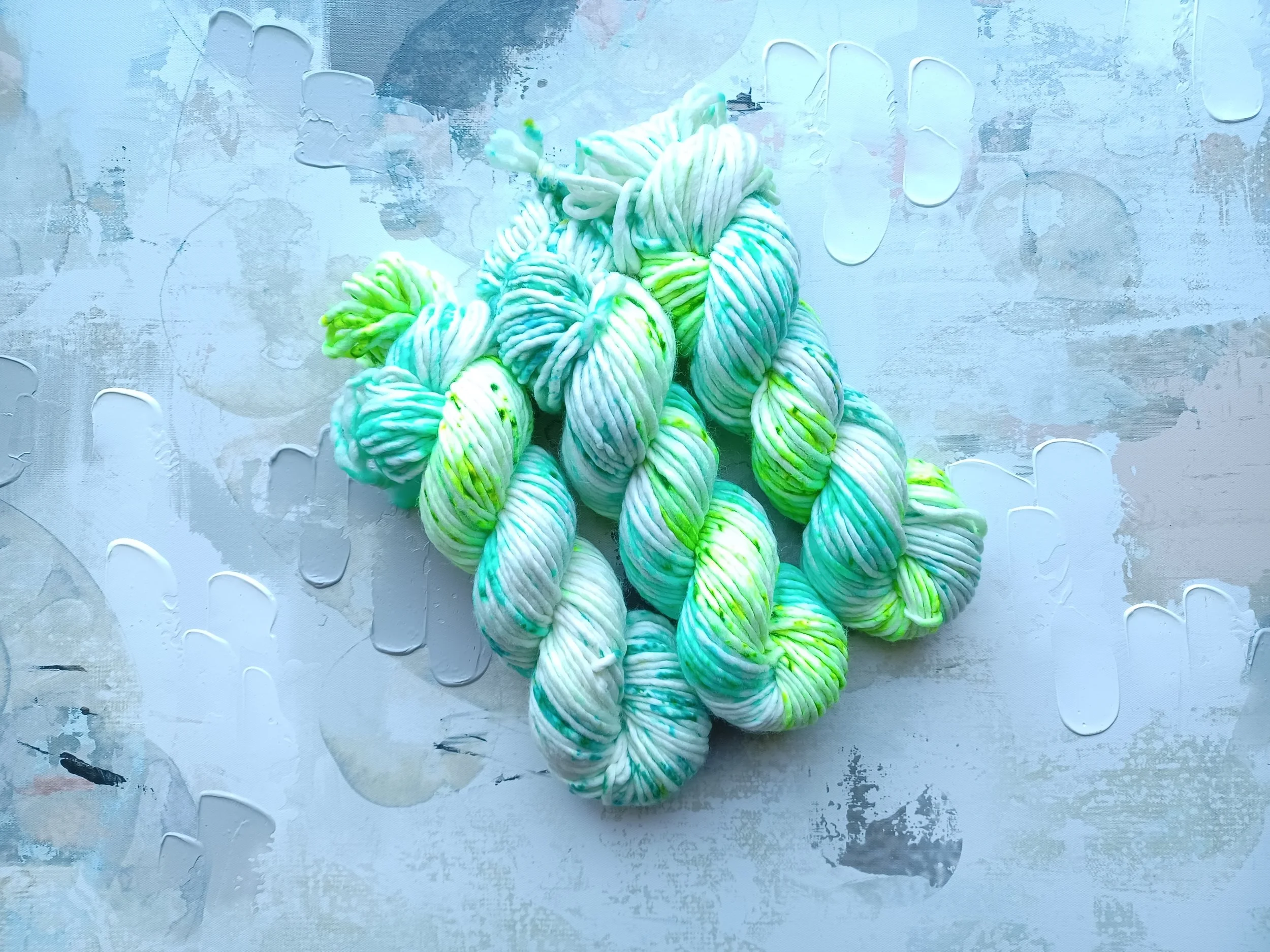 Speckle Me Irish - Handdyed Yarn / Hand dyed Yarn, Bulky Yarn, Wool ...
