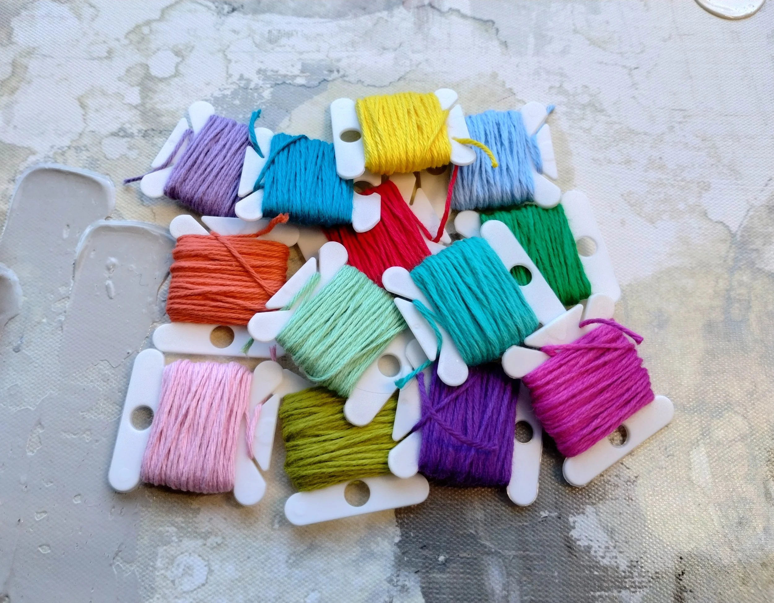 10 Pack of Darning Yarn, Darning Thread, Wool and Cotton yarn for ...