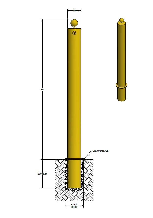 Bollard Specifications — Bollards Direct Mackay