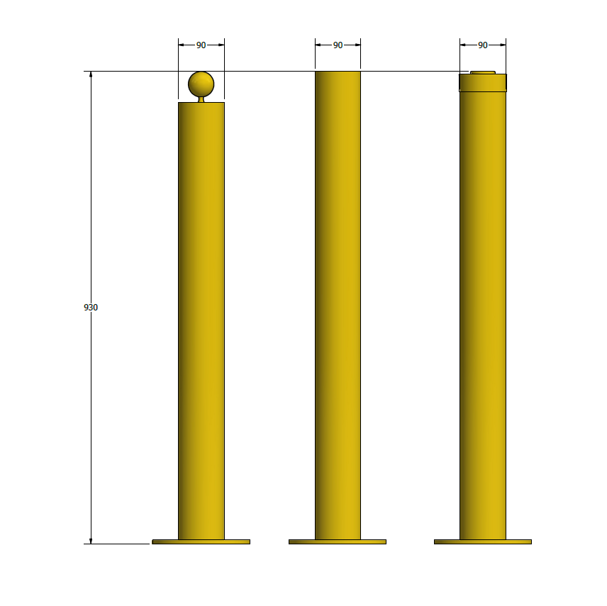 Bollard Specifications — Bollards Direct Mackay