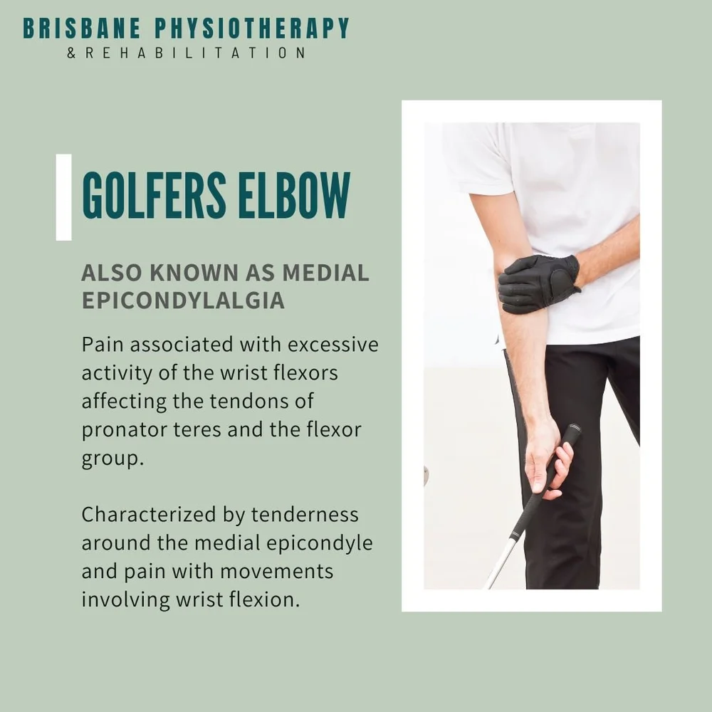 Golfers Elbow Physiotherapy - Brisbane Physiotherapy & Podiatry