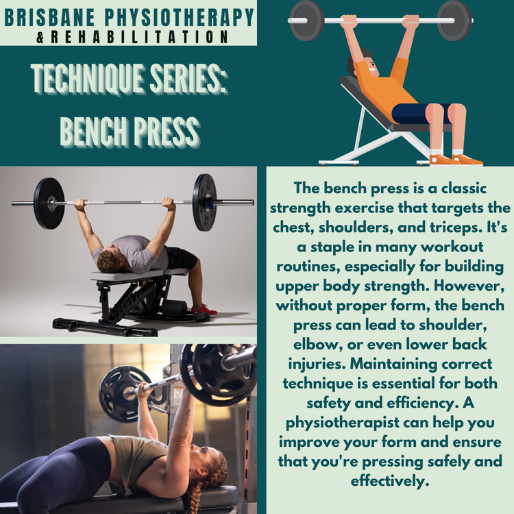 Technique Series: Bench Press - Brisbane Physiotherapy & Podiatry
