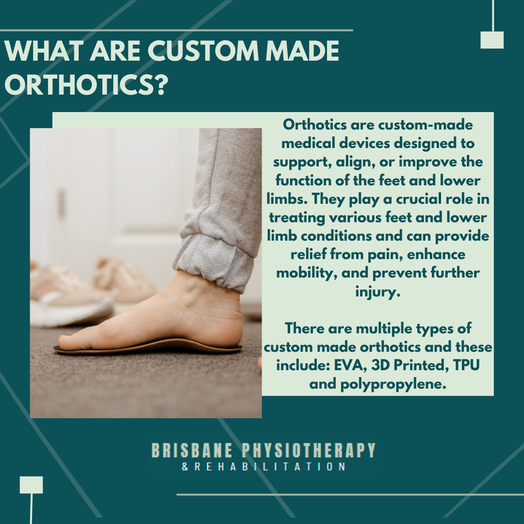 Custom Made Orthotics - Brisbane Physiotherapy & Podiatry