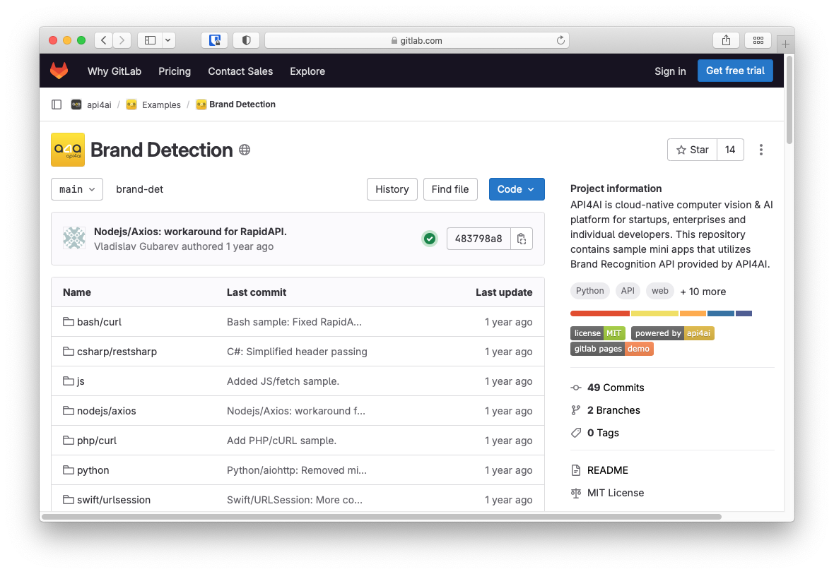 Detect Thousands of Brand Marks & Logos in Images — api4ai