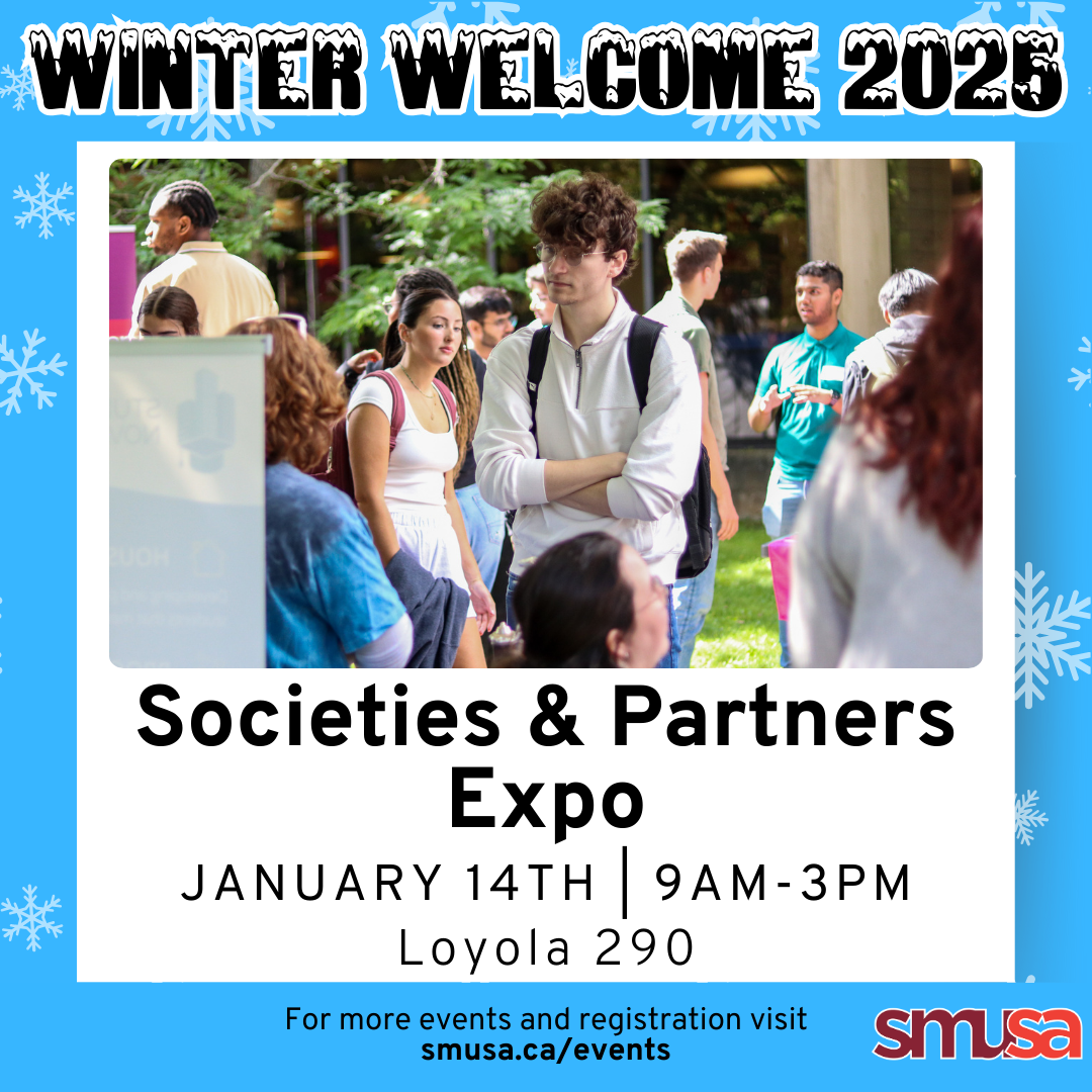 Societies and Partners Expo — SMUSA: Saint Mary's University Students ...