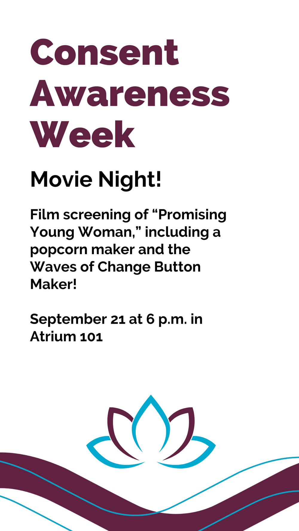 Consent Awareness Week: Movie Night! — SMUSA: Saint Mary's University ...