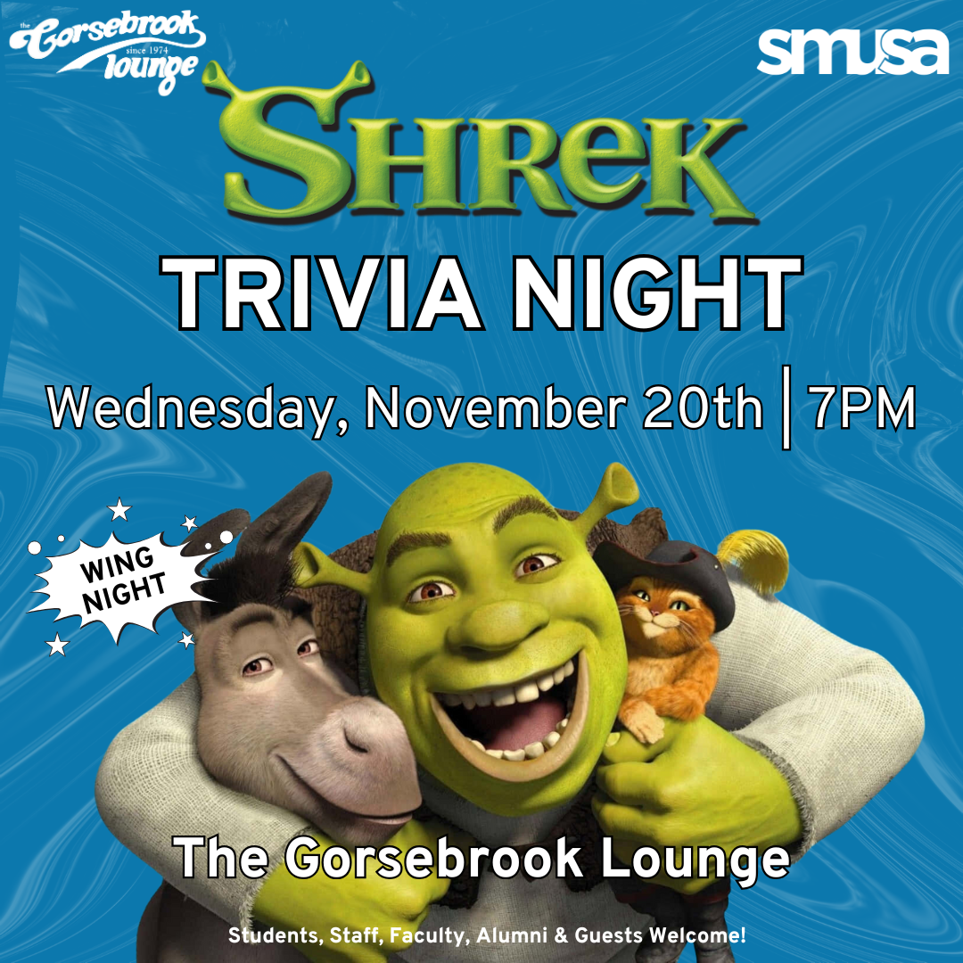 Shrek Trivia Night — SMUSA: Saint Mary's University Students' Association