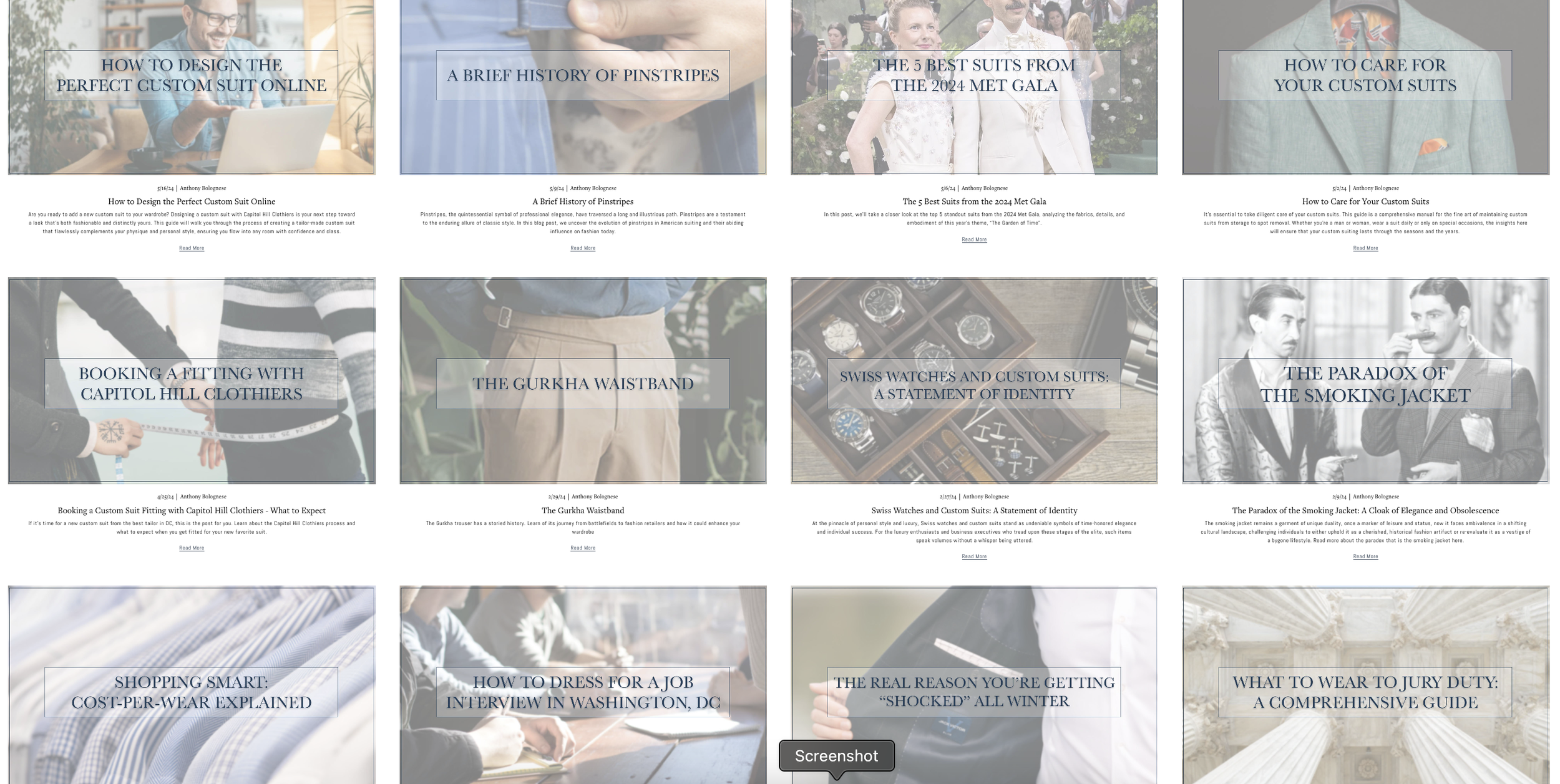 The Best Custom Suits in Washington DC