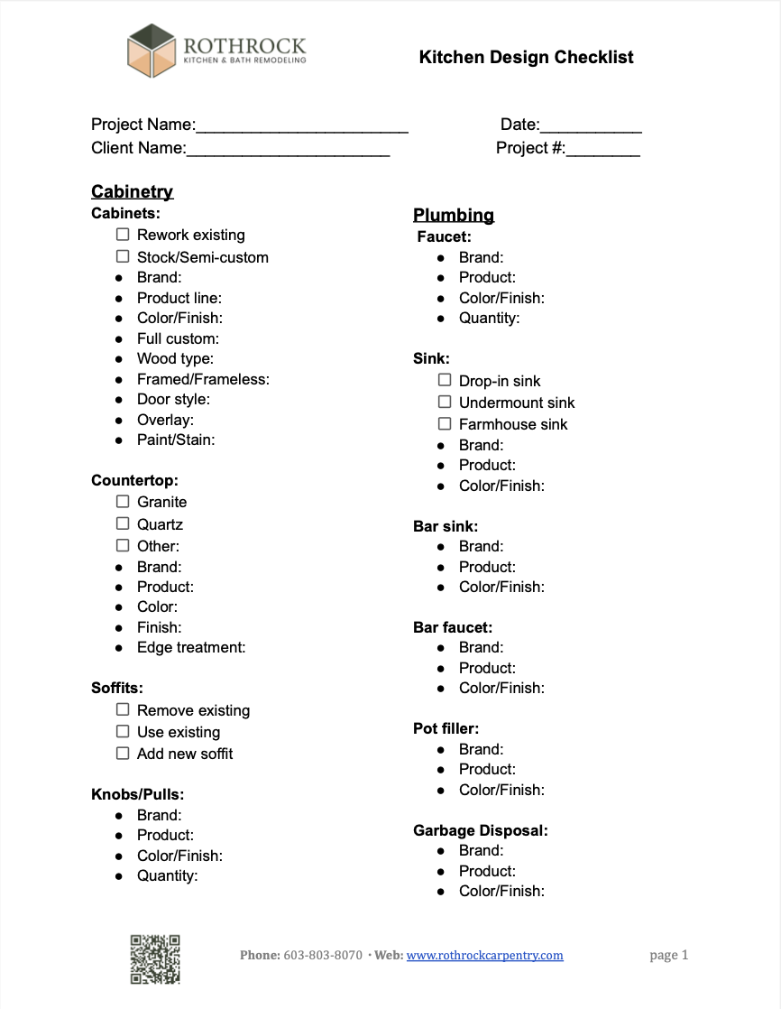 Downloadable Remodeling Guides | Rothrock Kitchen & Bath Remodeling