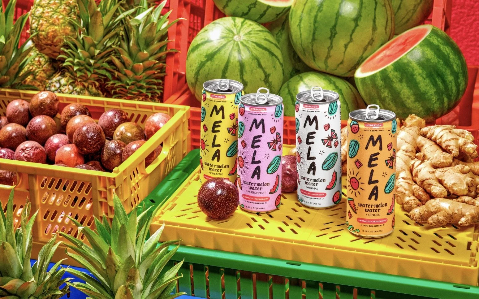 Mela Watermelon Water | Branding & Packaging Design by Levie — Levie ...