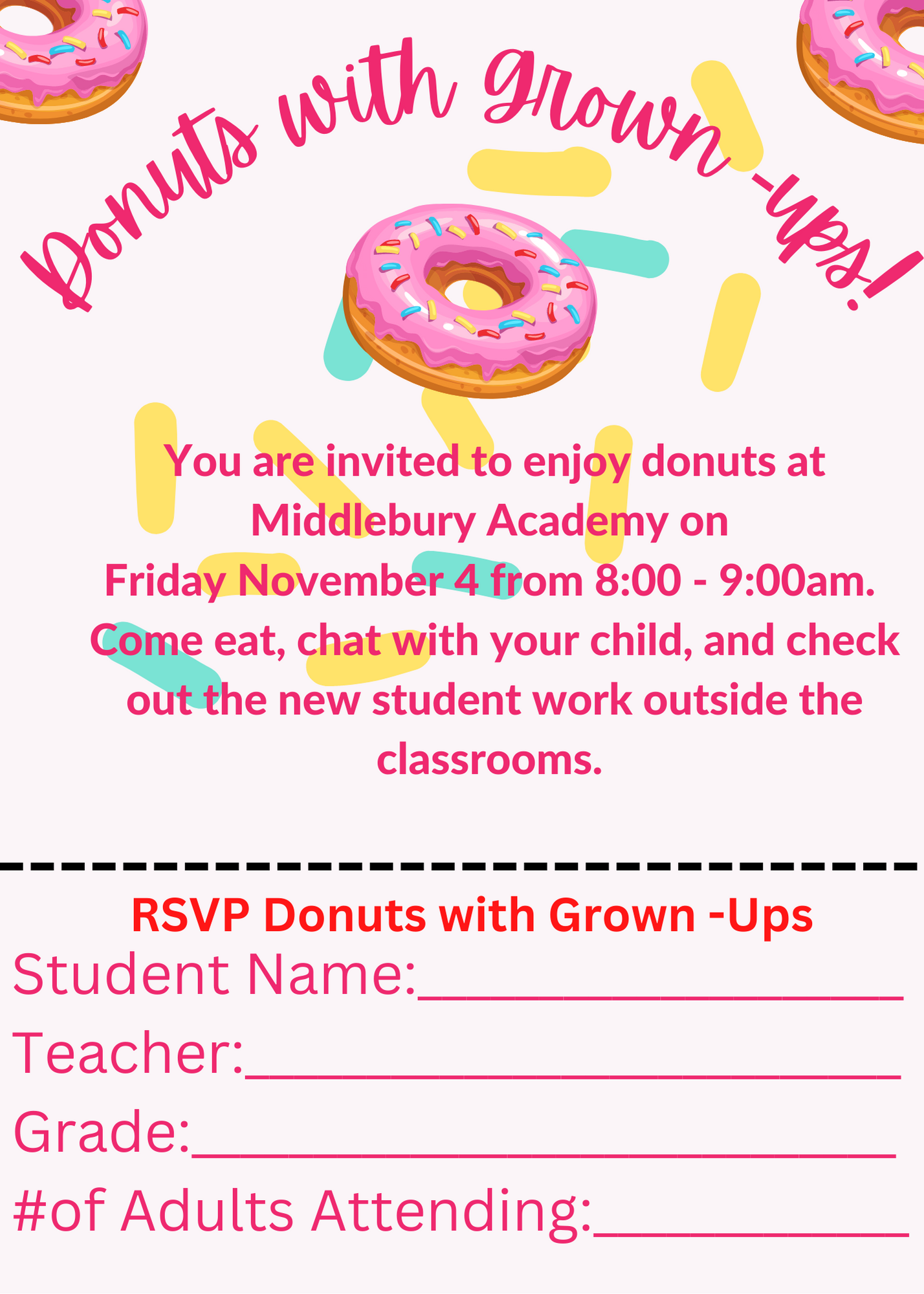 Donuts with Grown-Ups — Middlebury Academy