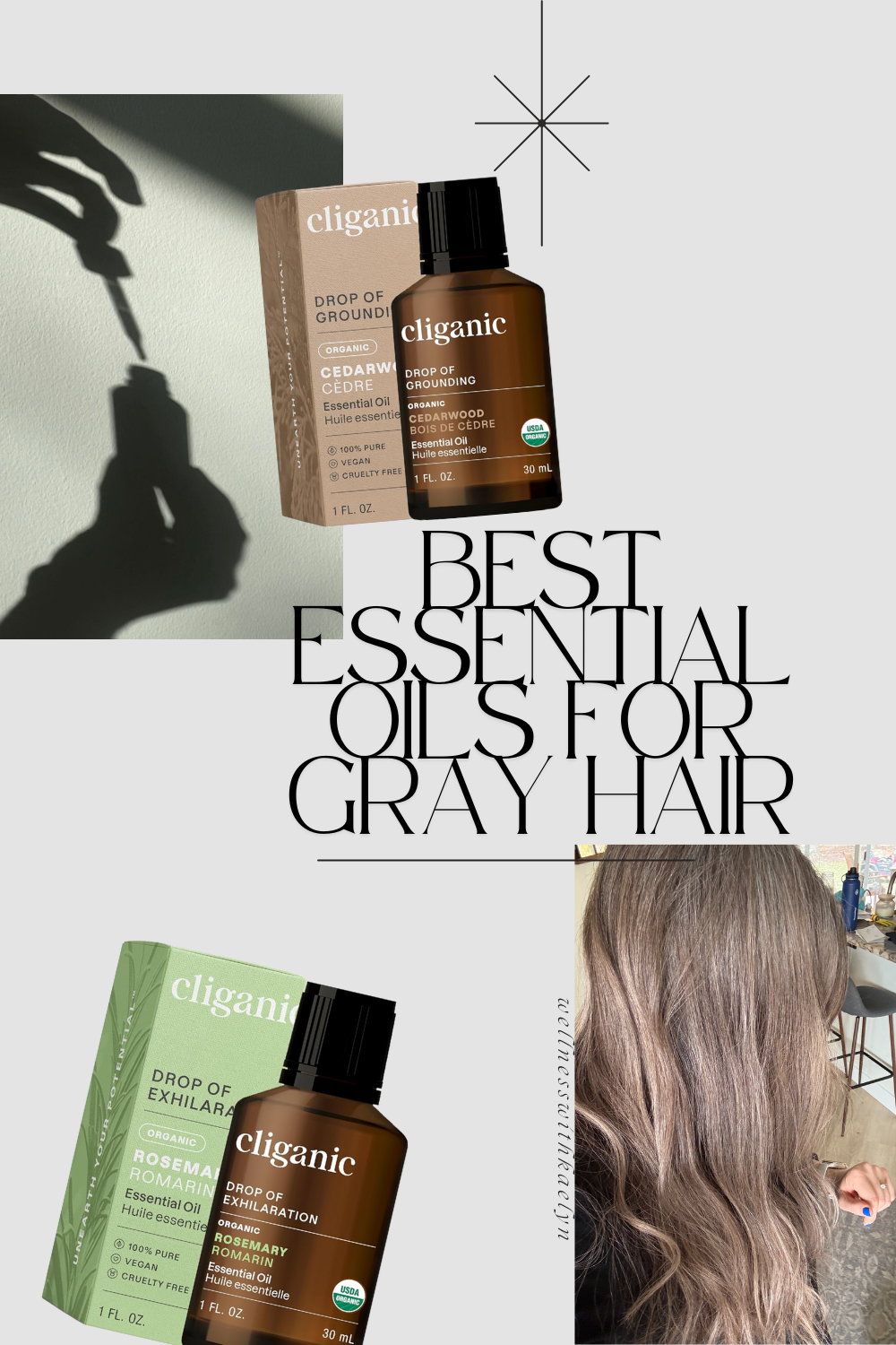 The Best Essential Oils for Gray Hair : Nourish Your Silver Strands ...