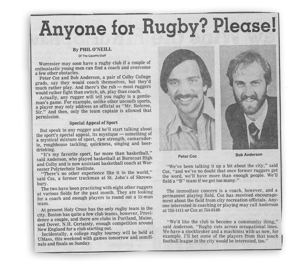 Worcester Rugby Community club history. — Worcester Rugby Community