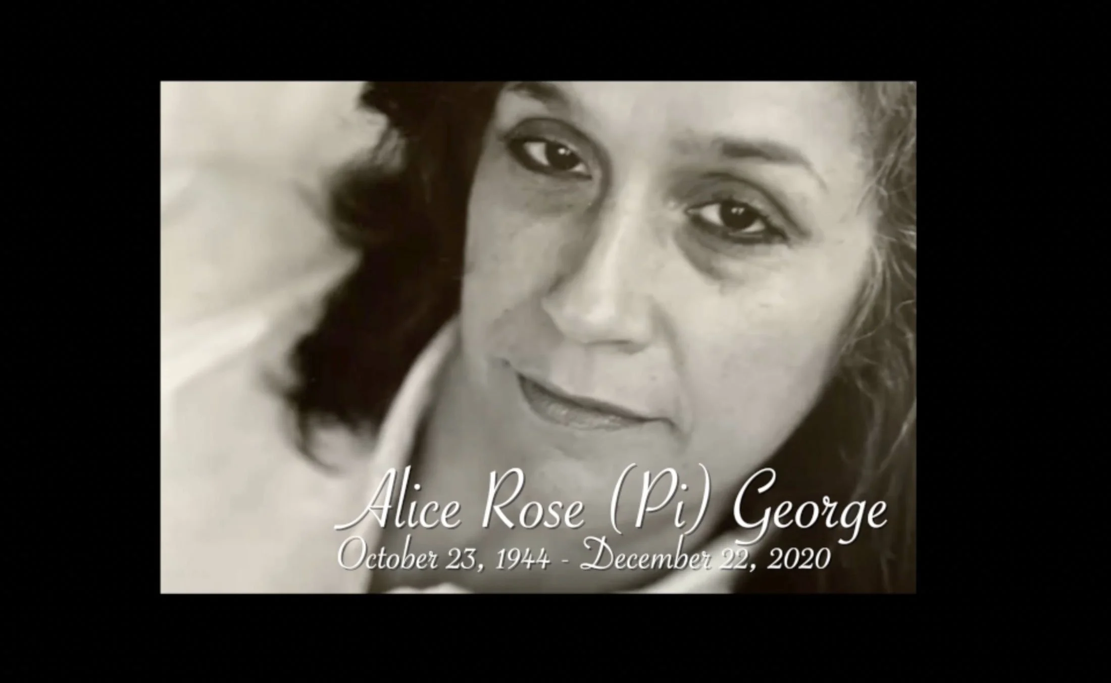 Memorial — Alice Rose George