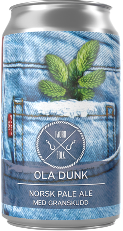 Ola Dunk - Norsk Pale Ale med Granskudd — Fjordfolk Mikrobryggeri