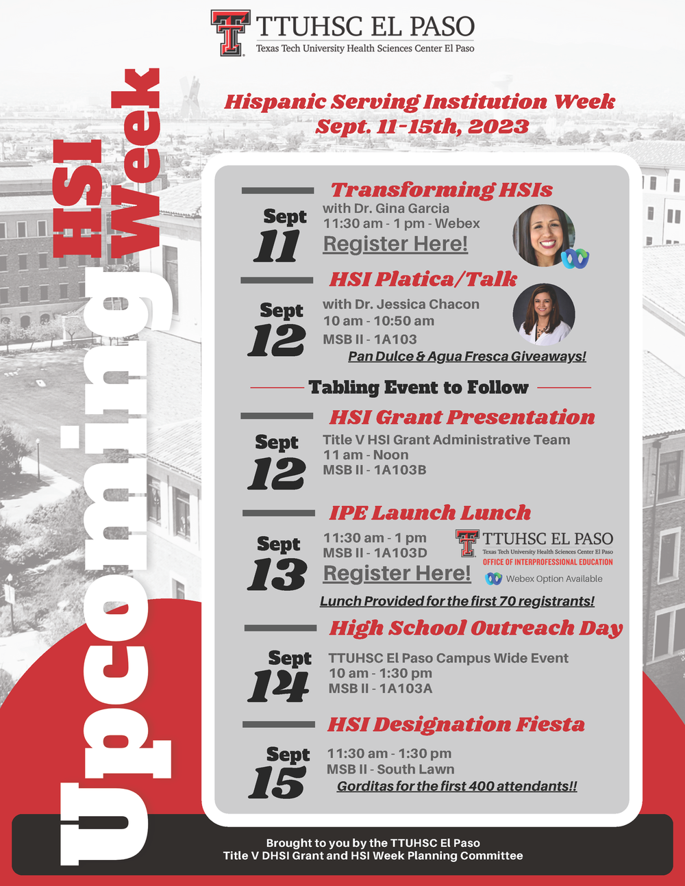 TTUHSC El Paso’s Federal Designation as a Hispanic-Serving Institution Benefits Our Borderplex ...