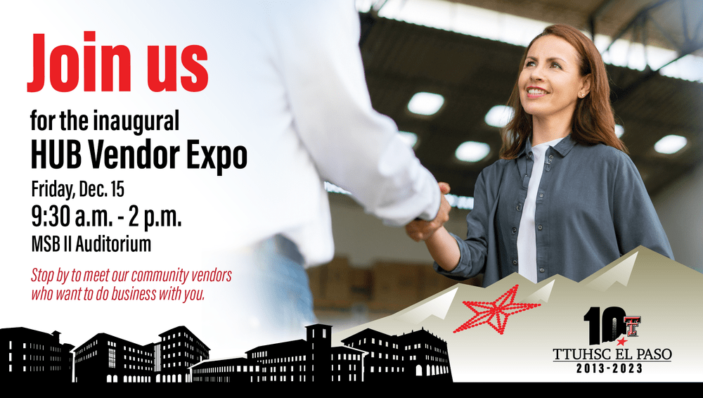 Meet community vendors at the HUB Vendor Expo — Tech Talk: TTUHSC El ...
