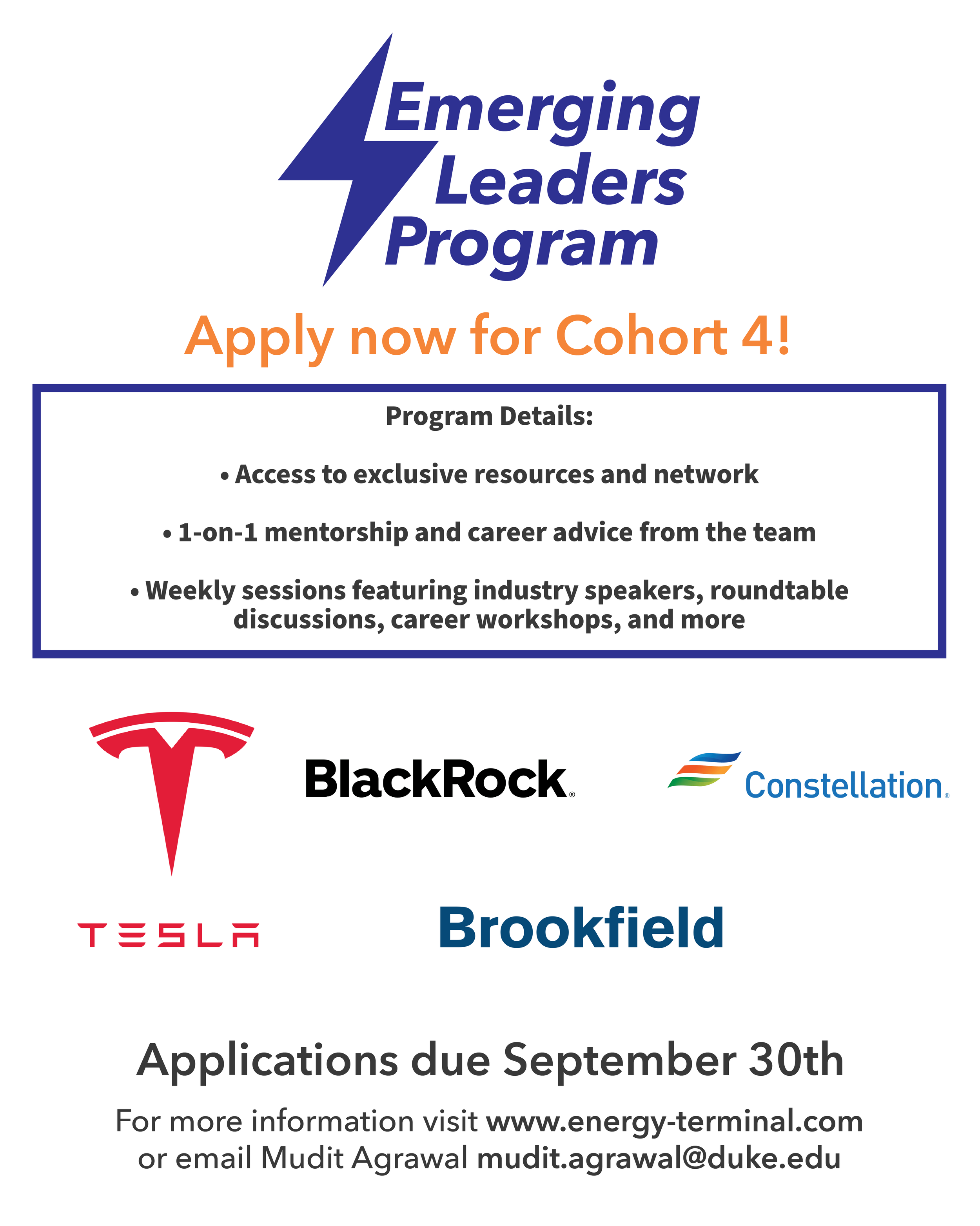 Emerging Leaders Program — Energy Terminal