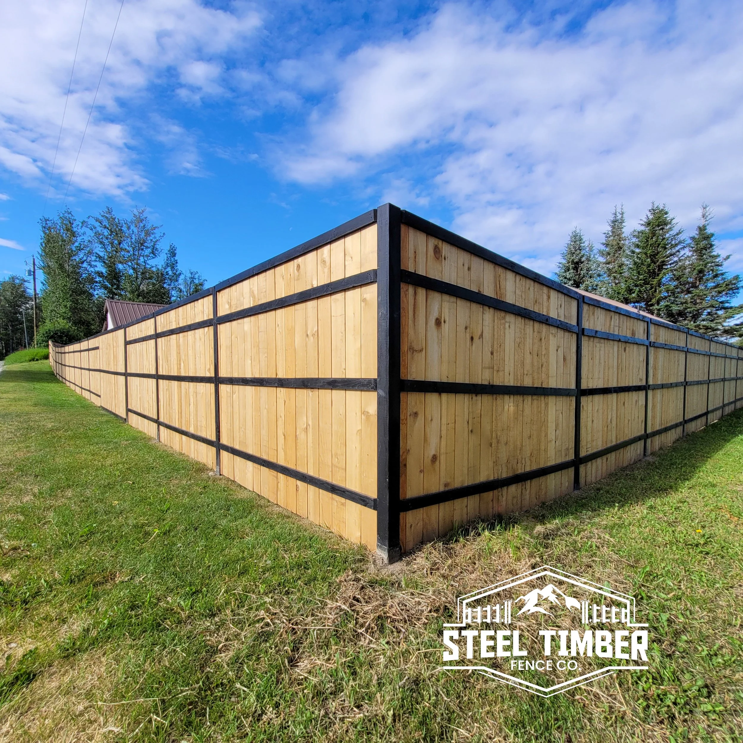 Fence Gallery — Steel Timber