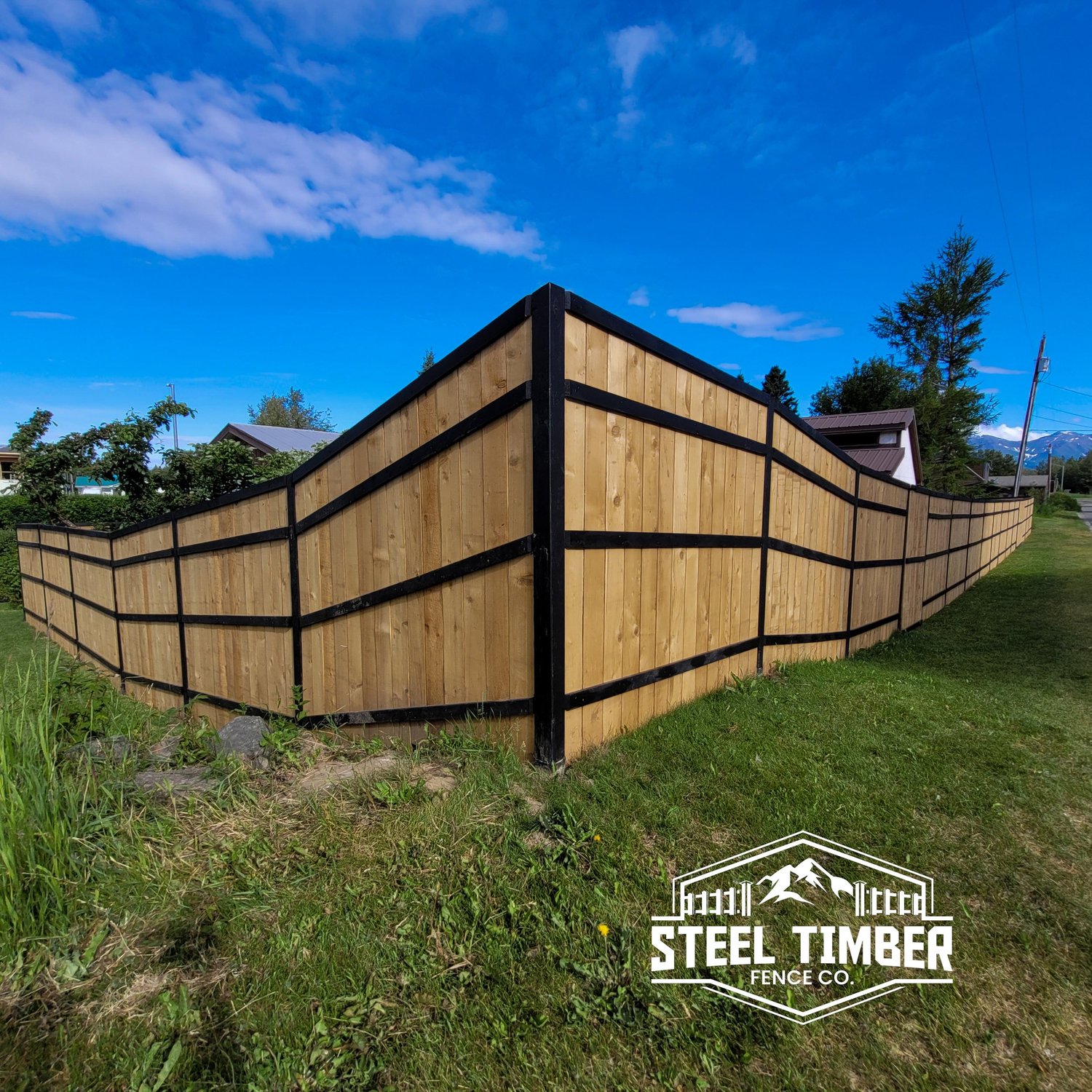 Fence Gallery — Steel Timber