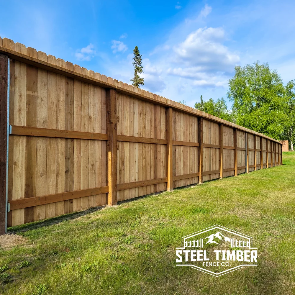 Fence Gallery — Steel Timber